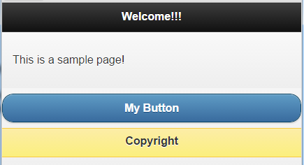 jQuery Mobile - Data Roles and Themes | jQuery mobile tutorial by Wideskills